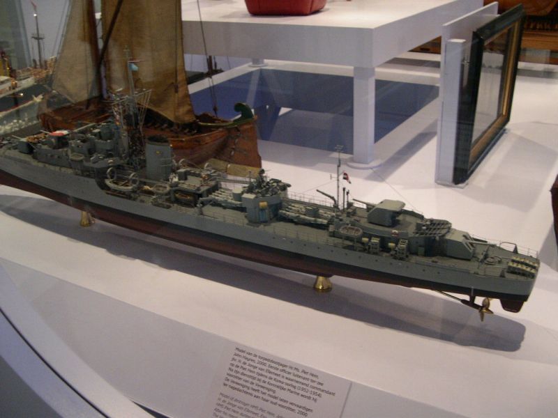 Modelle im Scheepvaart Museum in Amsterdam