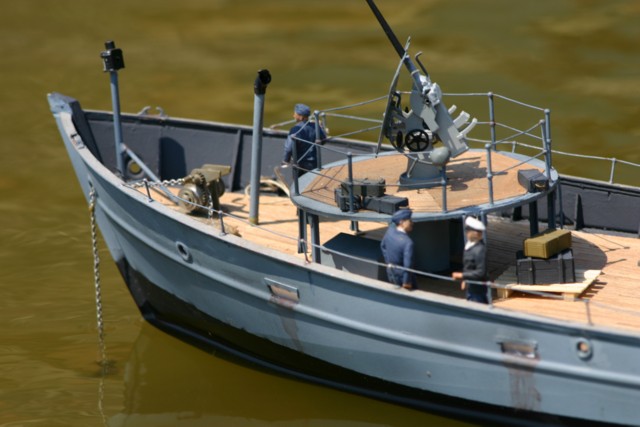 Kriegsfischkutter in 1:35 als RC-Modell